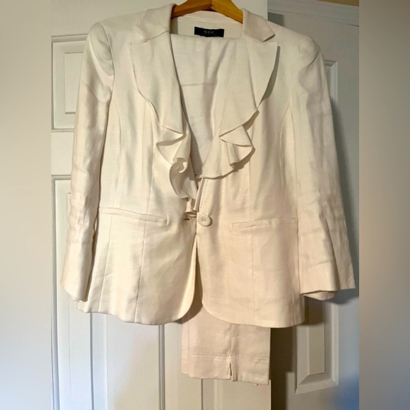 Eric Signature | Jackets & Coats | Eric Signature White Pants Suit ...